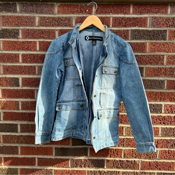 Outer Edge | Jackets & Coats | Outer Edge Light Blue Washed Denim ...